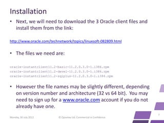 Monitoring Oracle Databases with Opsview | PPTX