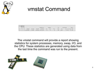 Linux System Monitoring basic commands | PDF