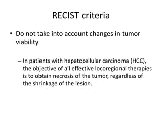 Monitoring after therapies for hcc | PPTX