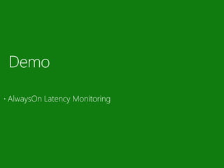 Monitoring Always On Avaliability Group | PPTX