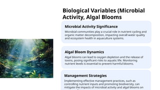 Monitoring and Analysis of Water Quality in Aquaculture.pptx
