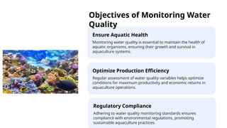 Monitoring and Analysis of Water Quality in Aquaculture.pptx