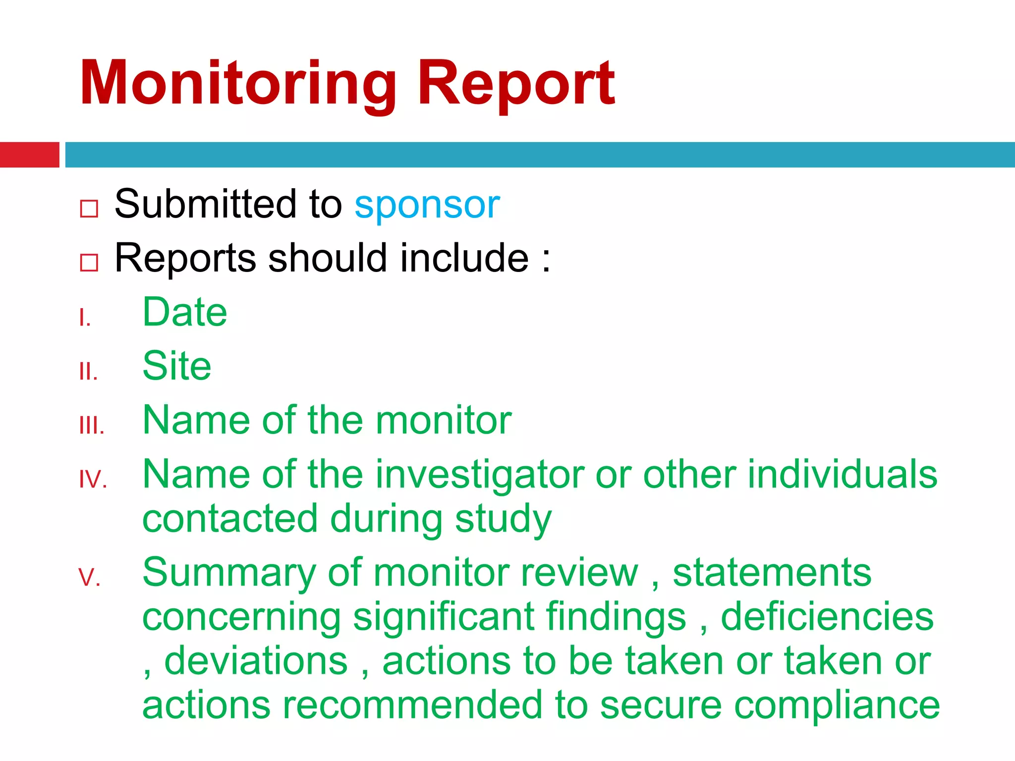 Monitoring and auditing in clinical trials | PPTX