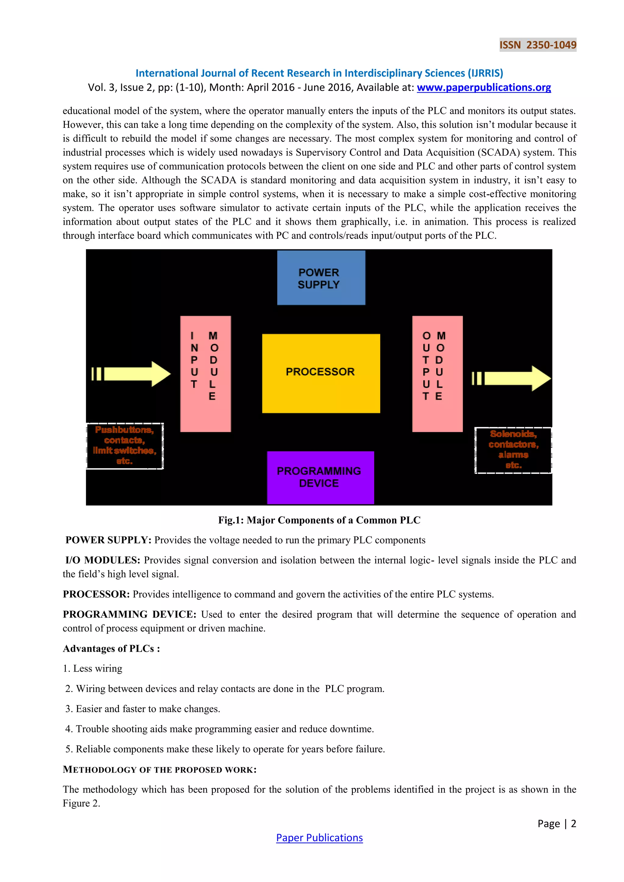 Monitoring and Controlling Of Electric Overhead Travelling Crane Using PLC and SCADA | PDF