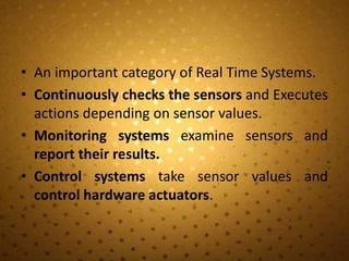 Monitoring and control system | PPTX