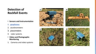 Monitoring and Early Warning Systems for Rockfall Events in Mountainous ...