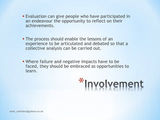 Monitoring and evaluation Learning and Development | PPT