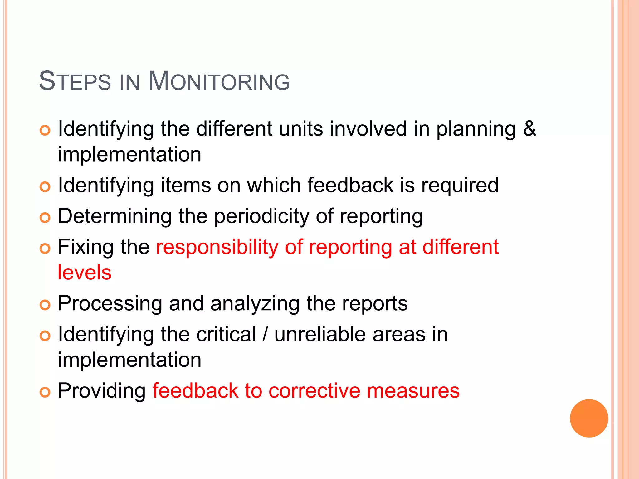 Monitoring and Evaluation for Project management. | PPTX