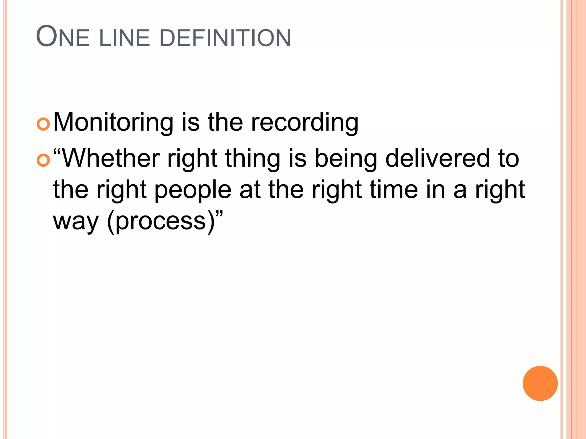 Monitoring and Evaluation for Project management. | PPTX