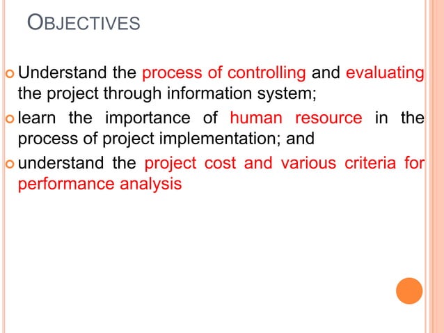 Monitoring and Evaluation for Project management. | PPTX