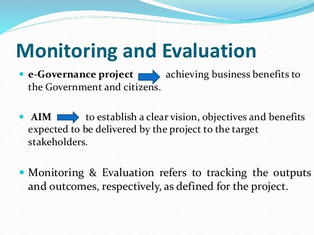 Monitoring And Evaluation Presentatios monitoring-and-evaluation-presentatios