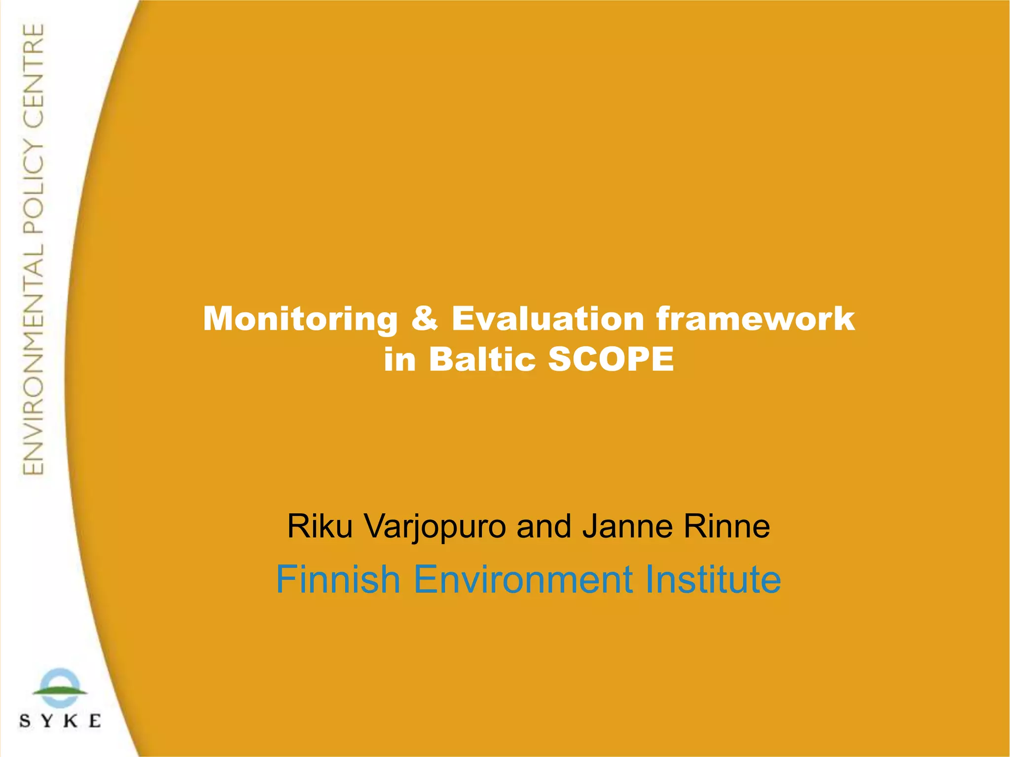 Introduction Monitoring And Evaluation Framework Ppt