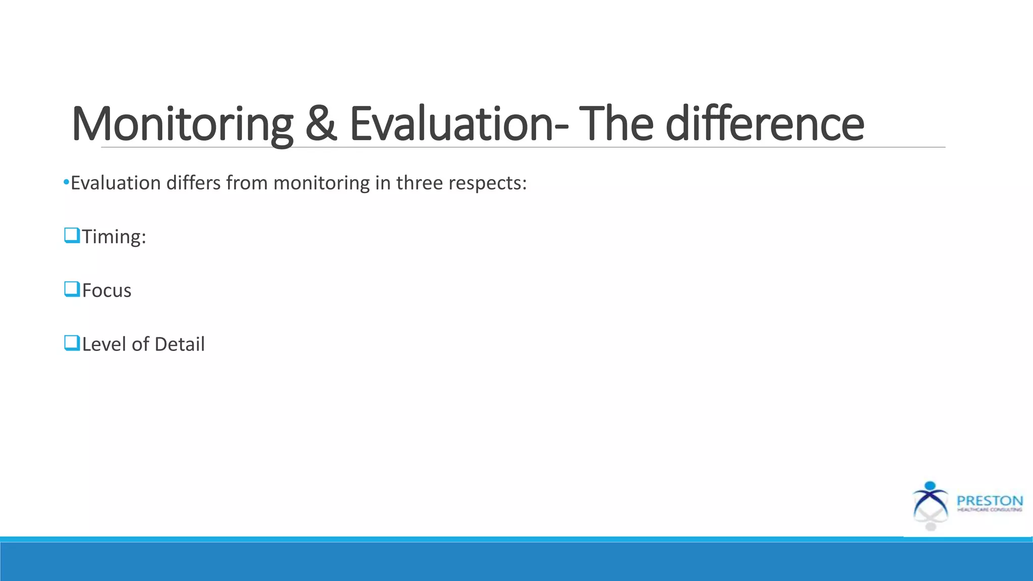 Monitoring and evaluation frameworks logical framework | PPTX