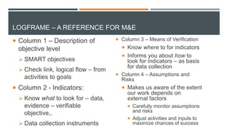 Monitoring and evaluation (Part 2) | PPTX
