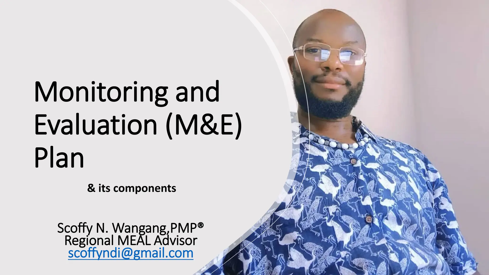 Monitoring and Evaluation Plan (Theory of change, results framework ...