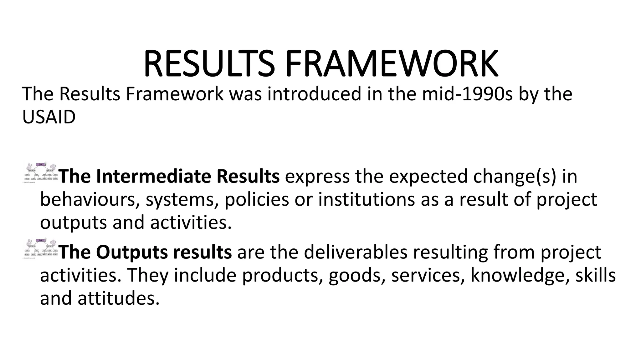 Monitoring and Evaluation Plan (Theory of change, results framework ...