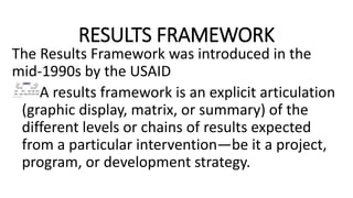 Monitoring and Evaluation Plan (Theory of change, results framework ...