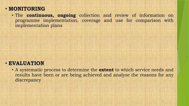monitoring and evaluation ppt.power pointx | PPTX