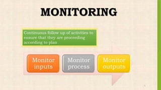 monitoring and evaluation ppt.power pointx | PPT