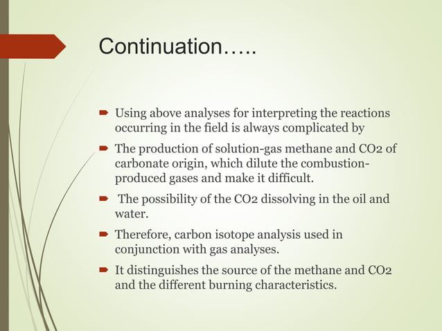Monitoring and interpreting of insitu combustion | PPTX | Chemistry | Science