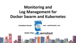 Monitoring and Log Management for | PPT