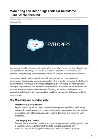 Monitoring and Reporting Tools for Salesforce Instance Maintenance.pdf