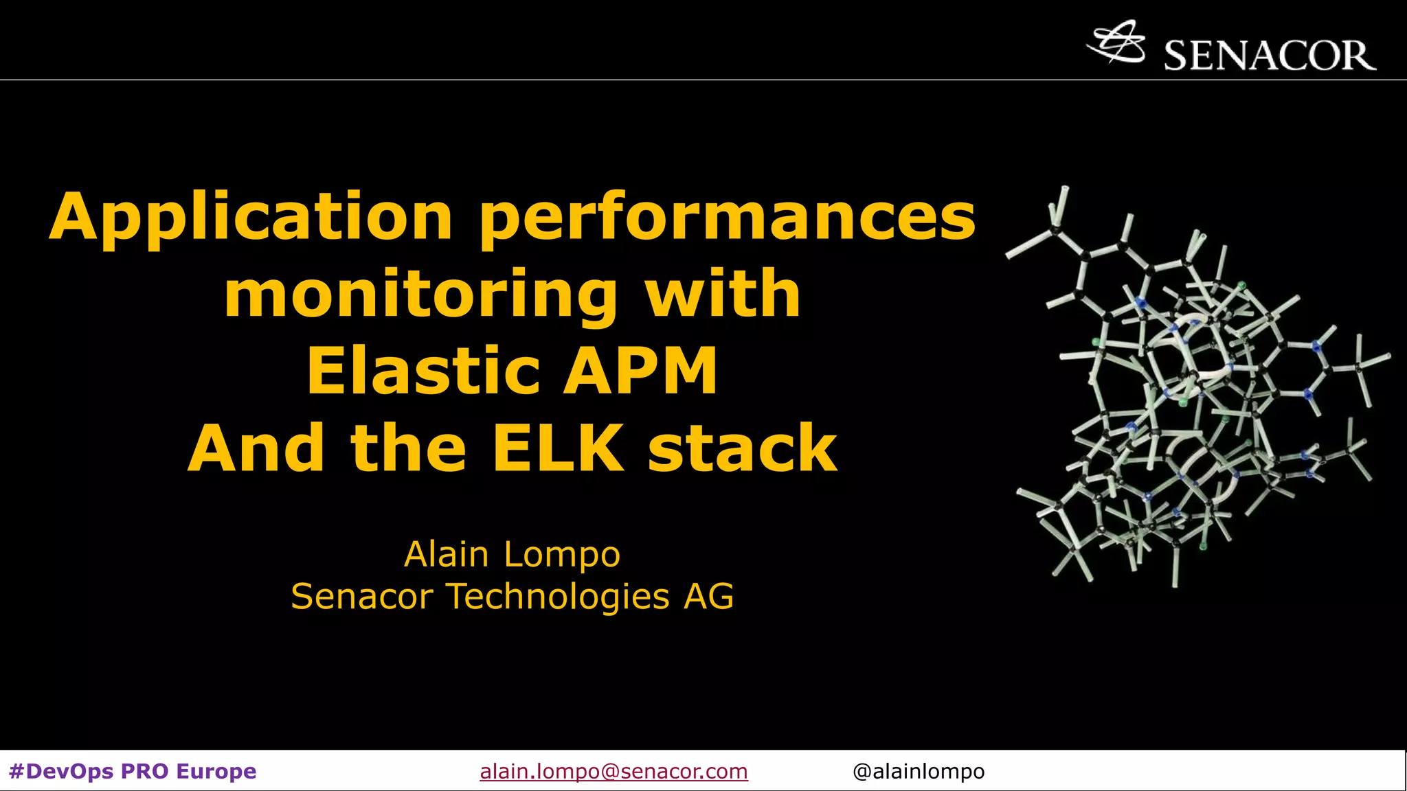 Application performance monitoring with Elastic APM and the ELK stack ...