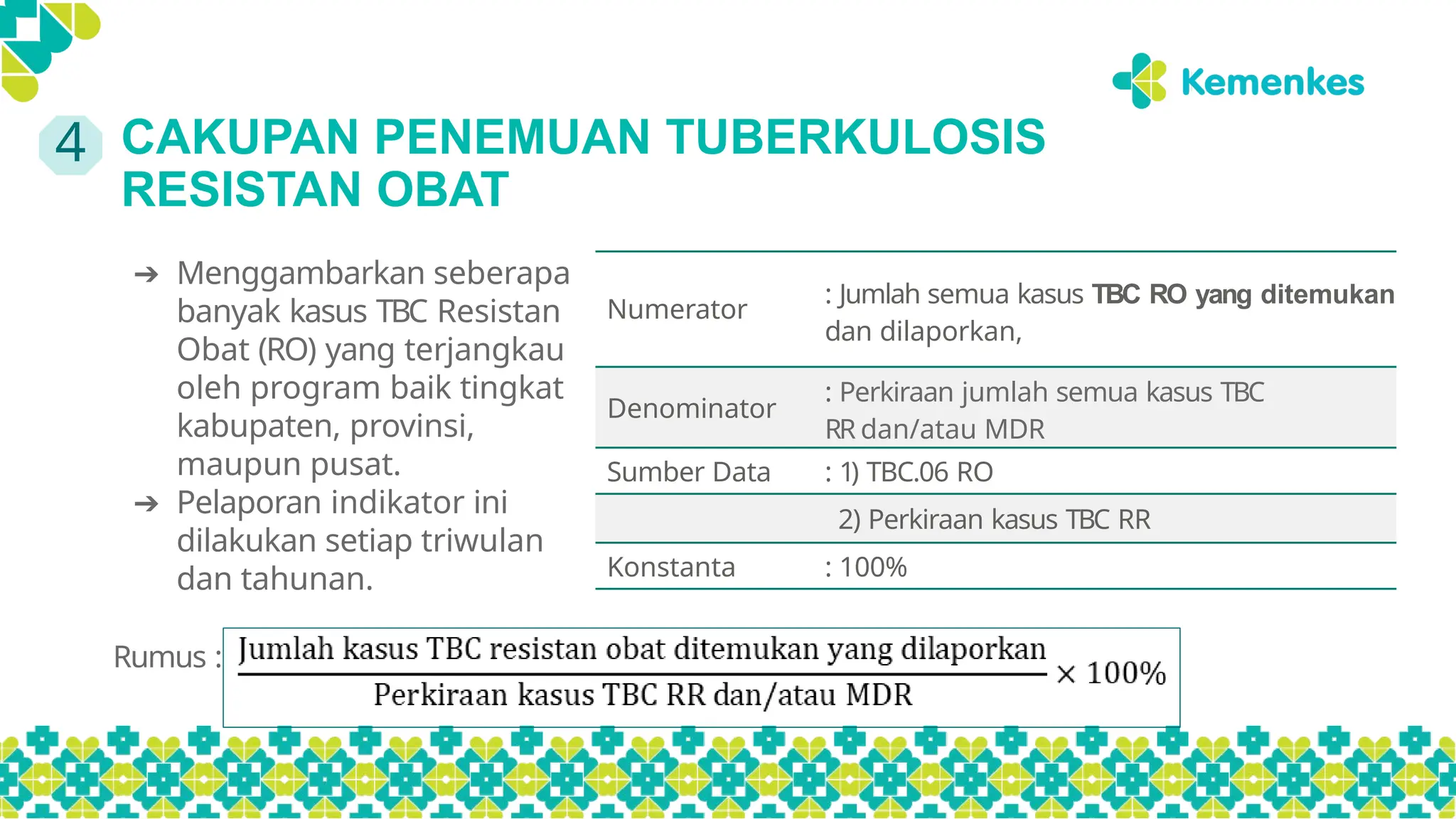 Monitoring dan Analisis Indikator Utama TBC di Fasyankes.pptx