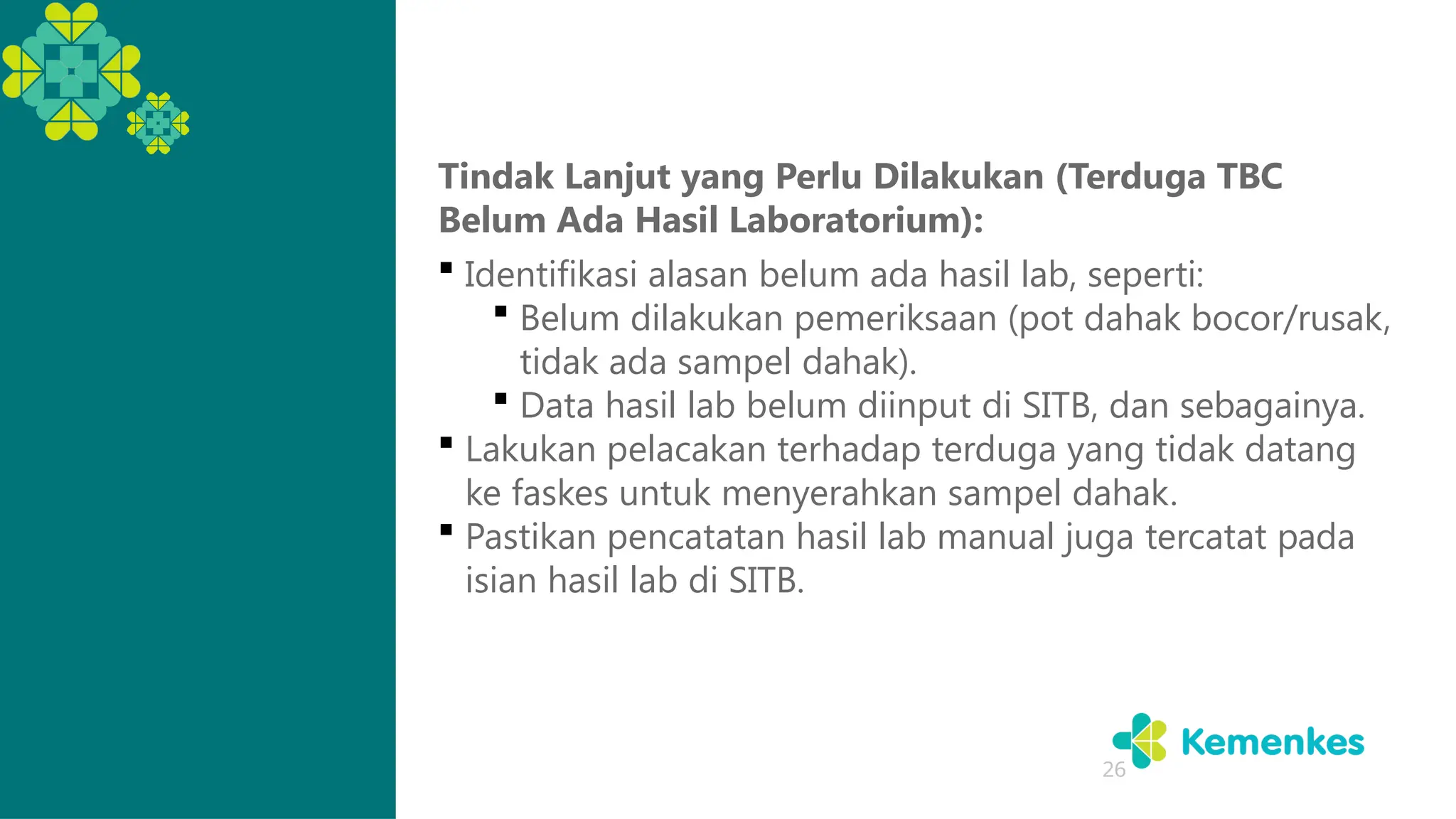 Monitoring dan Analisis Indikator Utama TBC di Fasyankes.pptx