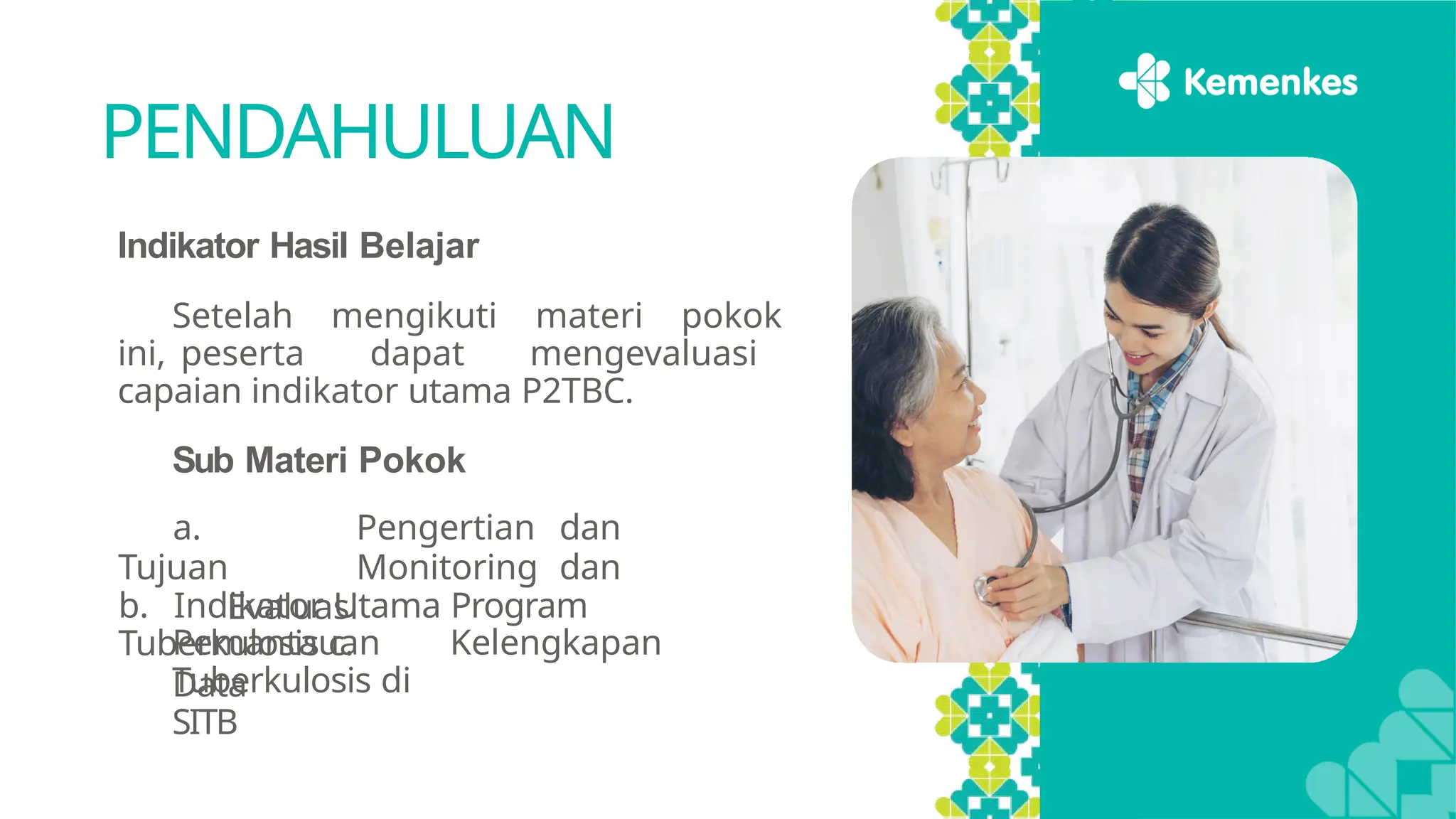 Monitoring dan Analisis Indikator Utama TBC di Fasyankes.pptx