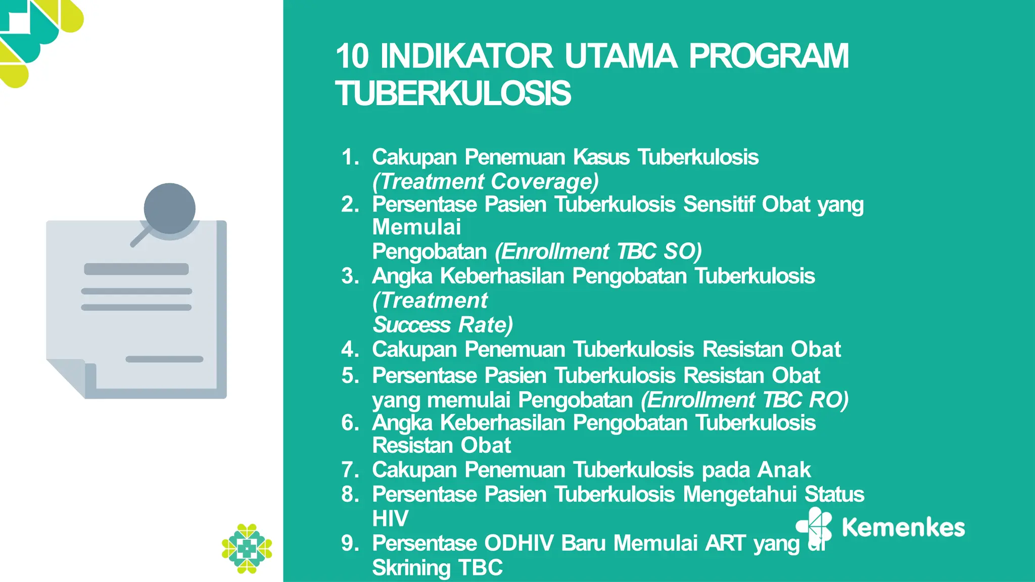 Monitoring dan Analisis Indikator Utama TBC di Fasyankes.pptx