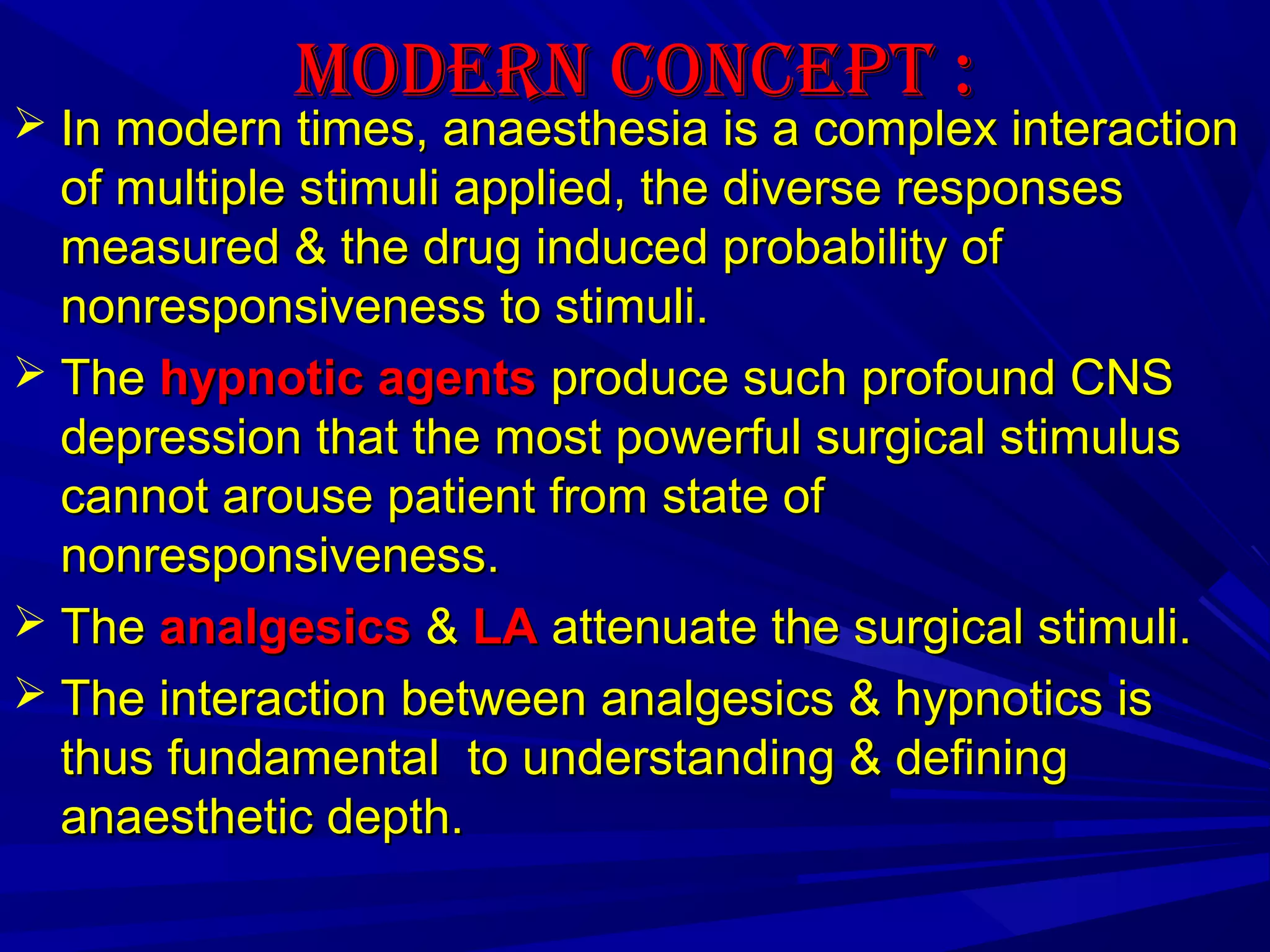 Monitoring depth of anaesthesia | PPT
