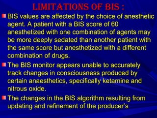 Monitoring depth of anaesthesia | PPT