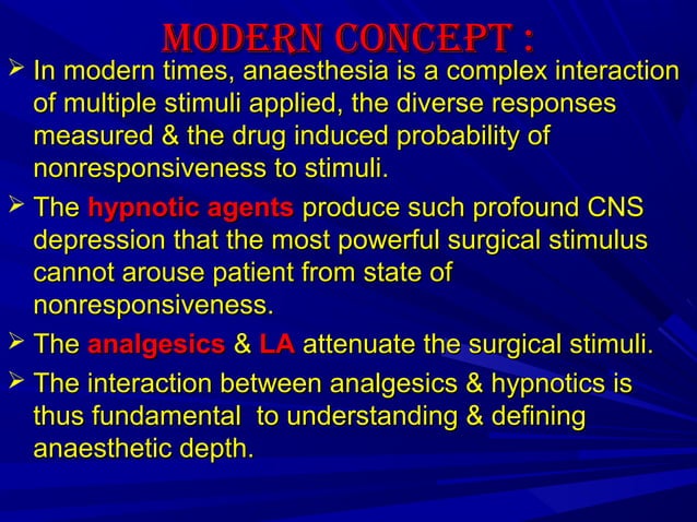 Monitoring depth of anaesthesia | PPT | Surgery | Medical Health