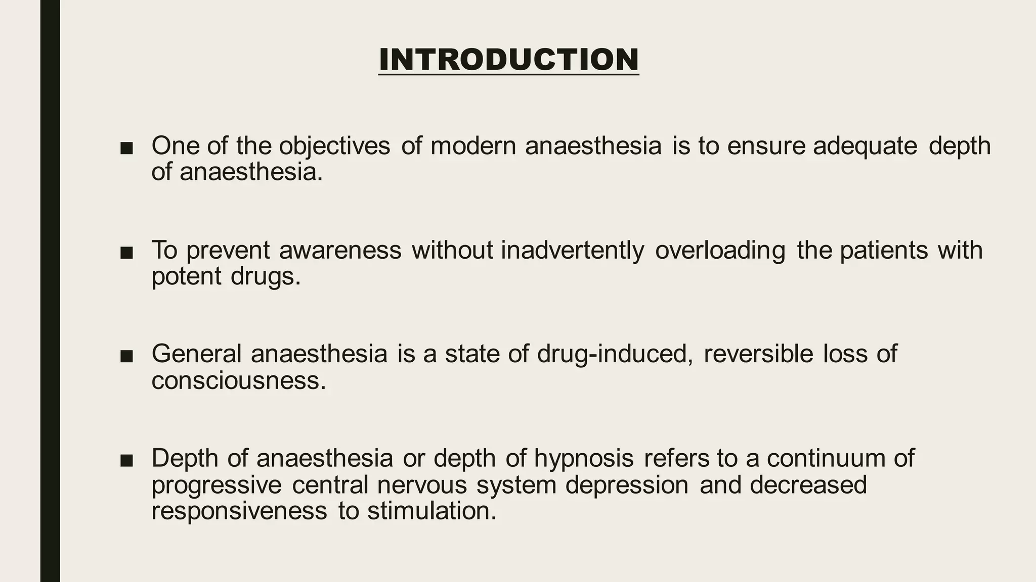 Monitoring Depth of Anaesthesia | PDF