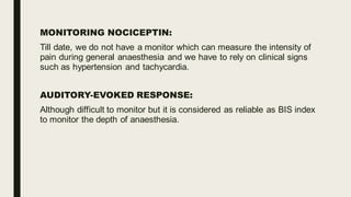 Monitoring Depth of Anaesthesia | PDF