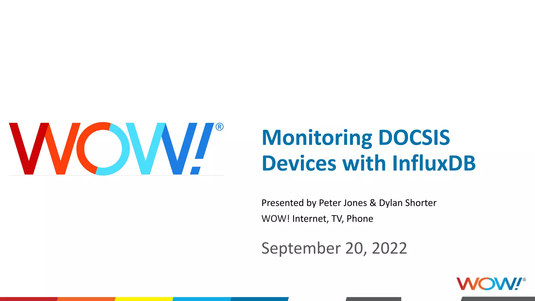 How to Monitor DOCSIS Devices Using SNMP, InfluxDB, and Telegraf | PDF