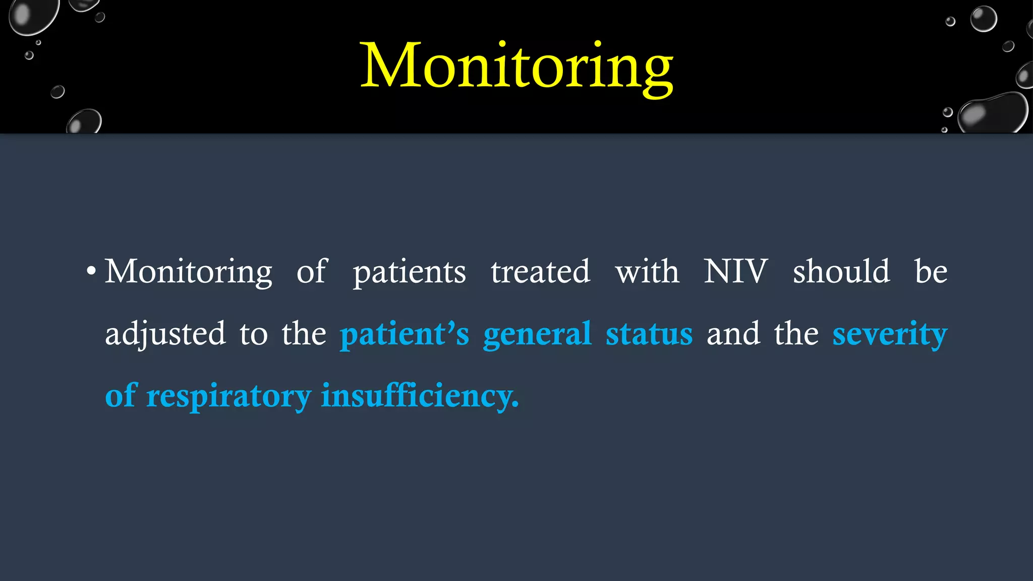 Monitoring during noninvasive ventilation | PDF