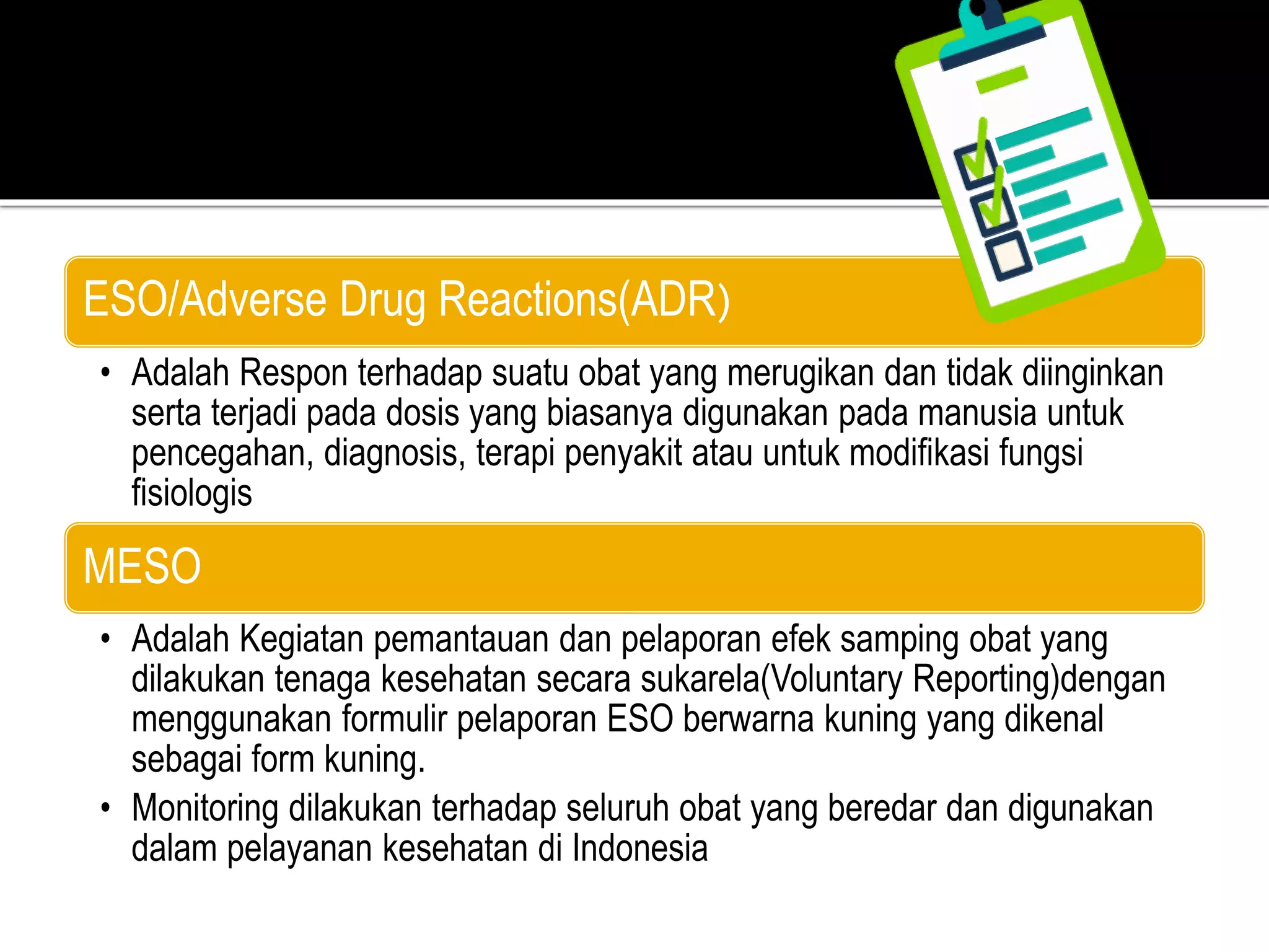 Monitoring efek samping obat | PPTX