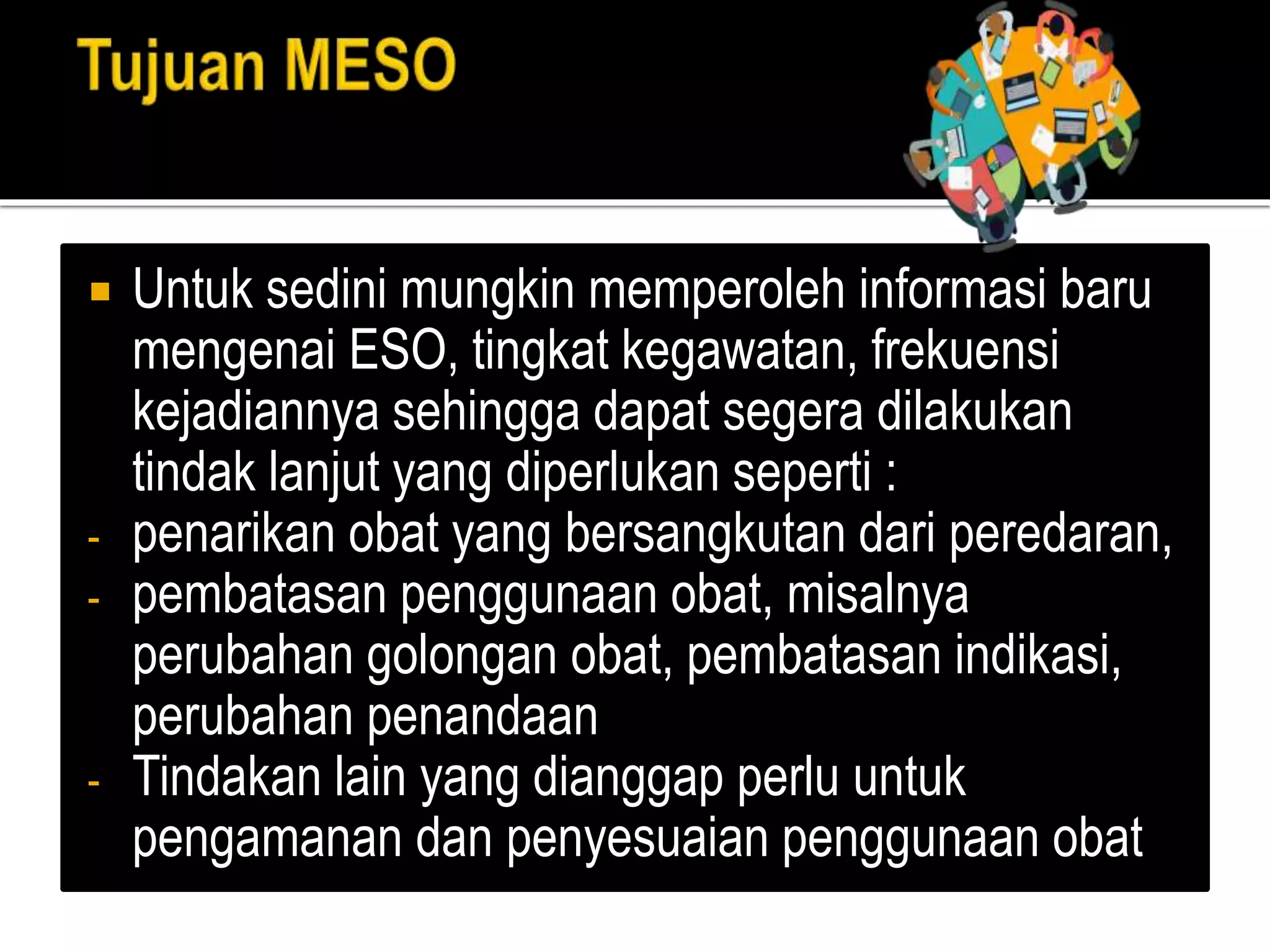 Monitoring efek samping obat (MESO) | PPTX