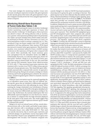 Monitoring efficacy gene expression frontiers | PDF