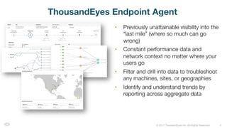 Monitoring End User Experience with Endpoint Agent | PPT