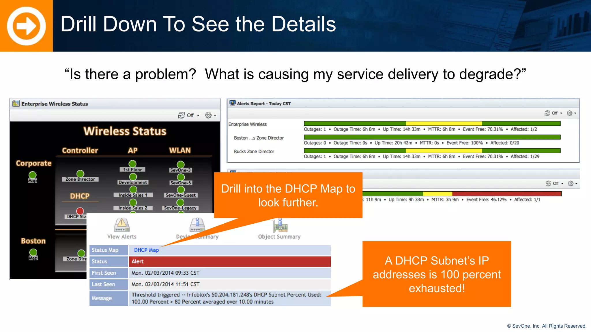 SevOne - Monitoring Enterprise Wireless | PDF