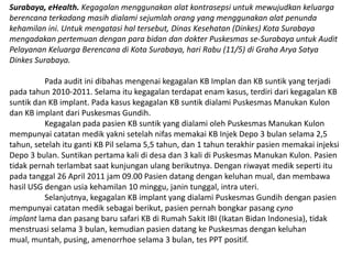 Monitoring & evaluasi dalam pelayanan kb | PPTX