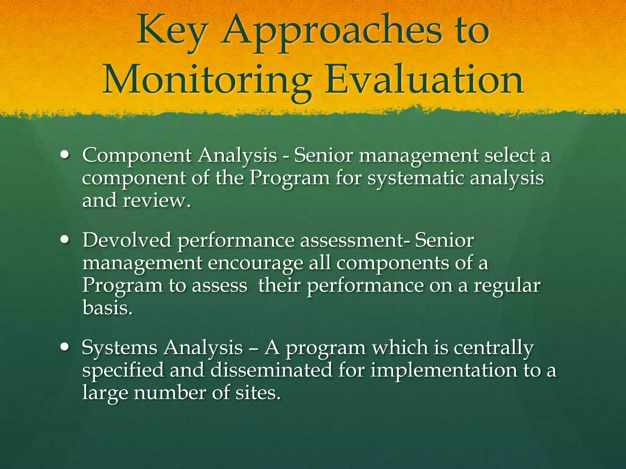 Monitoring evaluation | PPTX