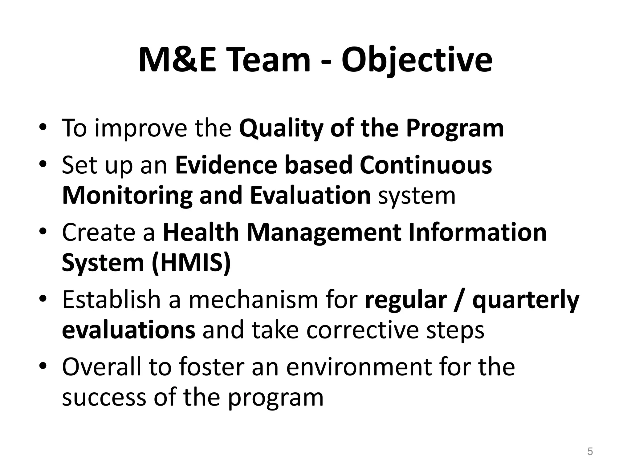 Monitoring & evaluation | PPT