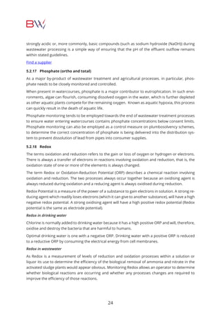 British Water Guide: Monitoring Products and Services | PDF