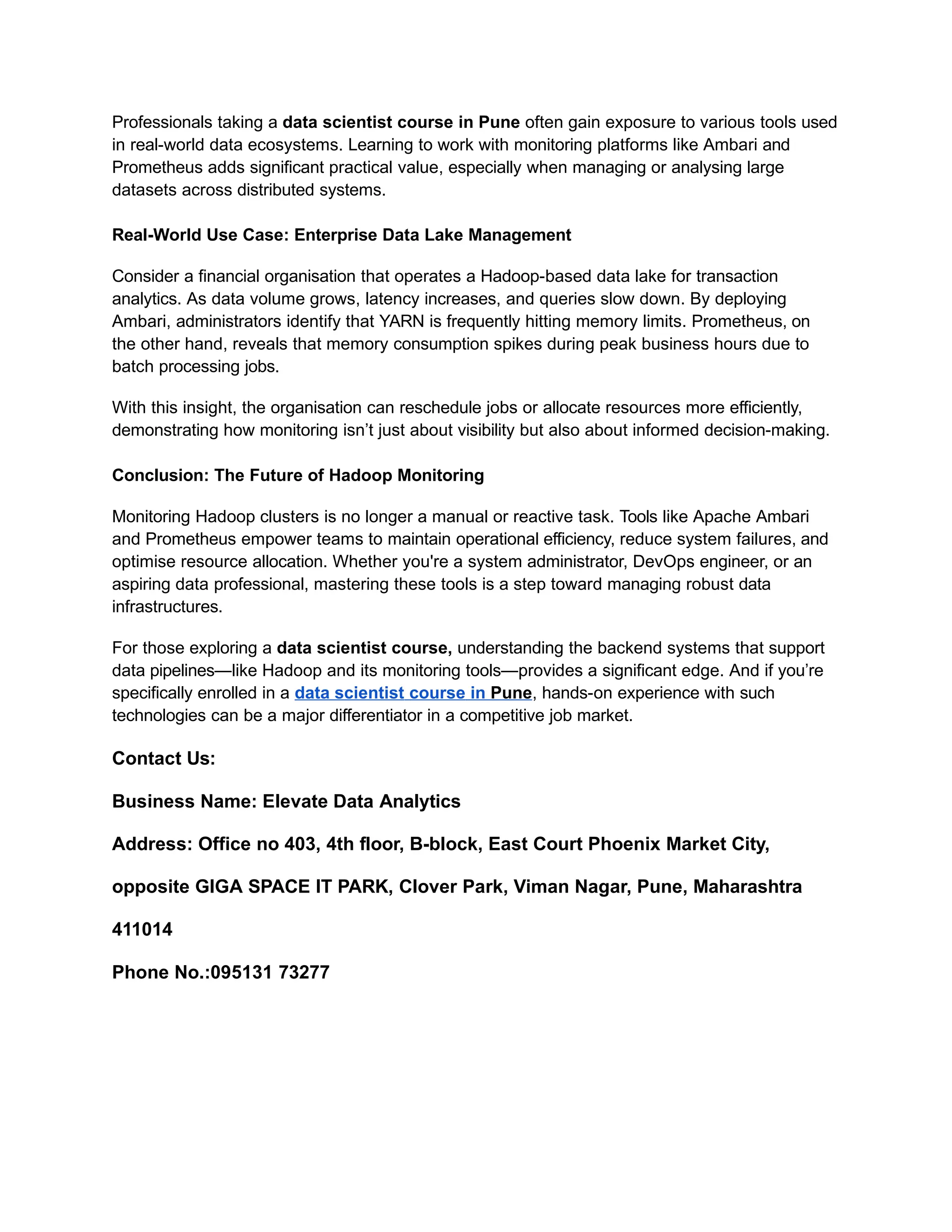 Monitoring Hadoop Clusters with Apache Ambari and Prometheus_ A Modern ...