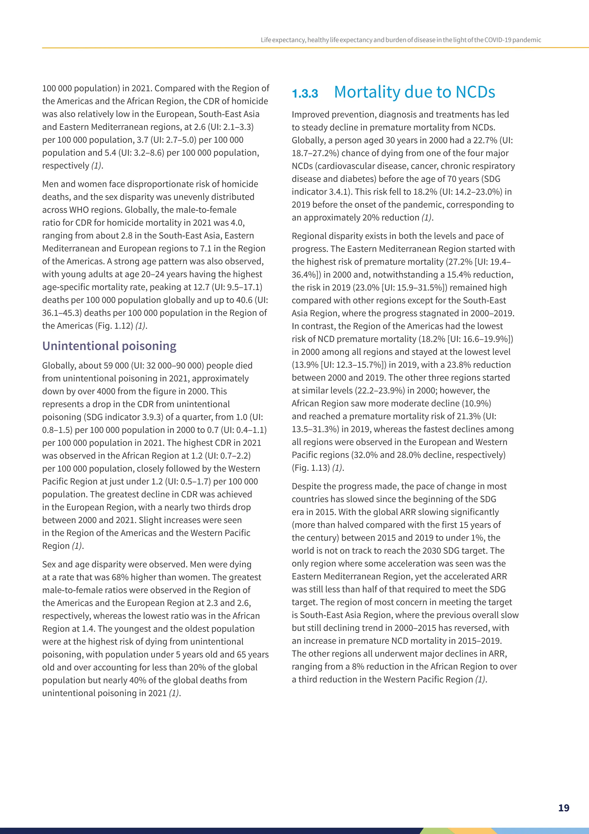 Monitoring Health for the SDGs - Global Health Statistics 2024 - WHO | PDF
