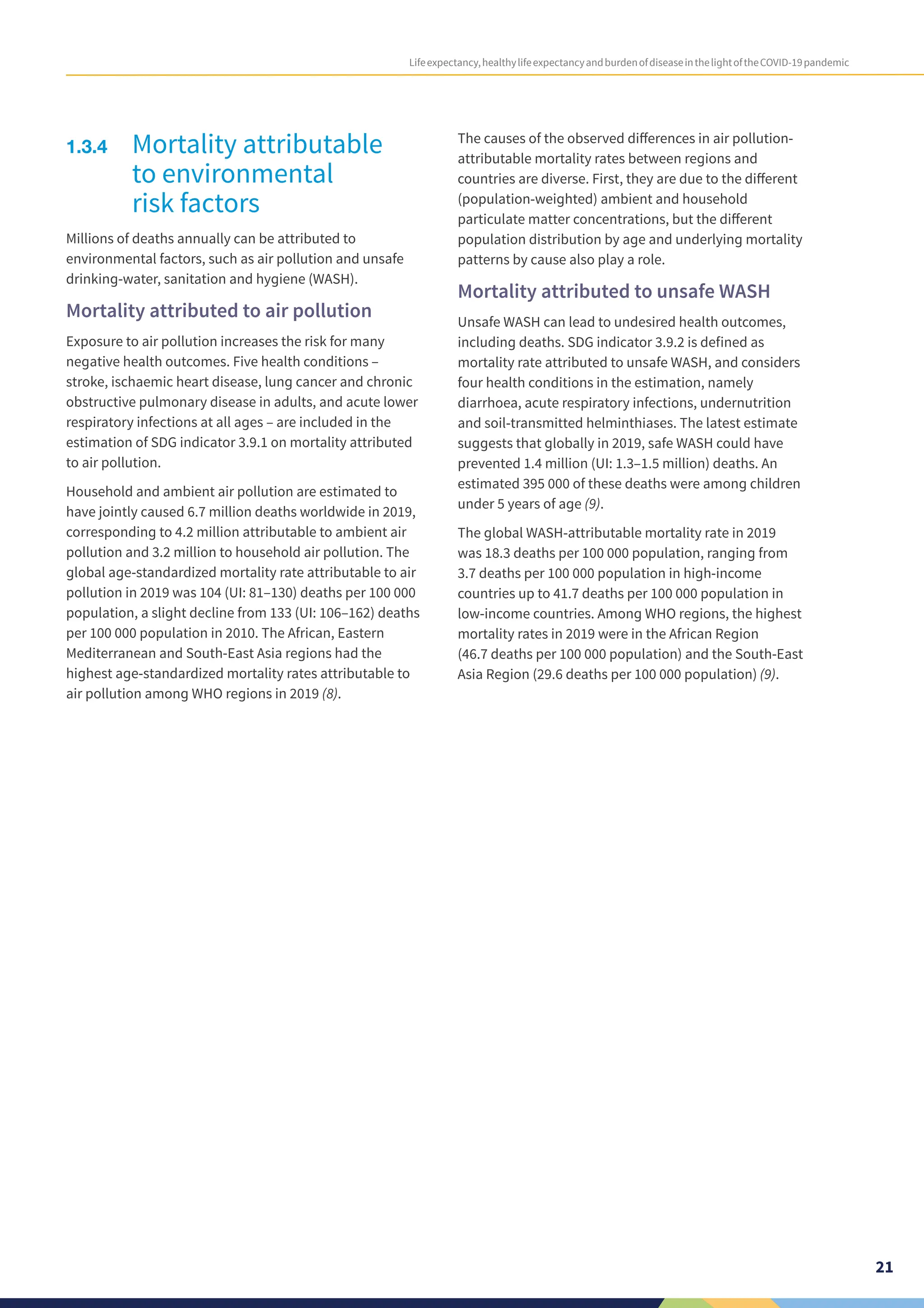 Monitoring Health for the SDGs - Global Health Statistics 2024 - WHO | PDF